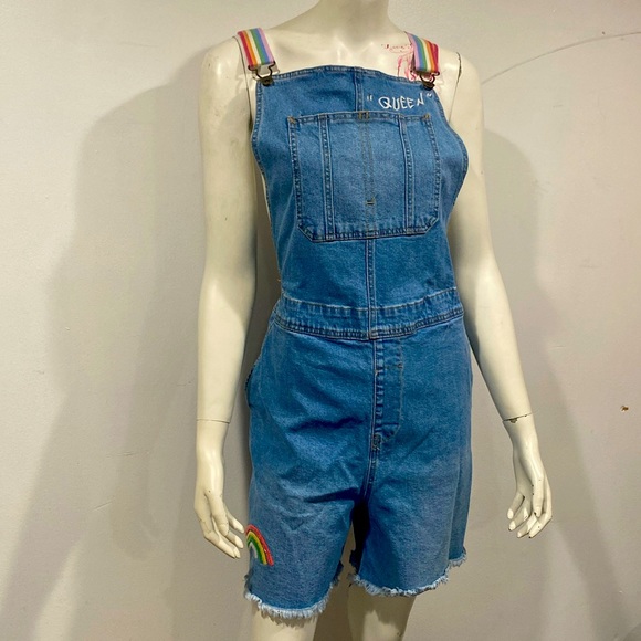 Target | Pants & Jumpsuits | Rainbow Overalls Lgbtq Queen | Poshmark